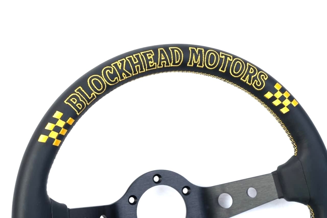 Vertex x Block Head Motors Steering Wheel - Vertex USA