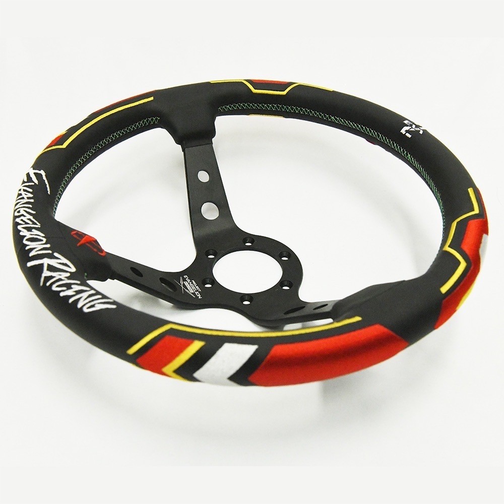 Vertex x Evangelion Racing Steering Wheel (Unit-02) - Vertex USA
