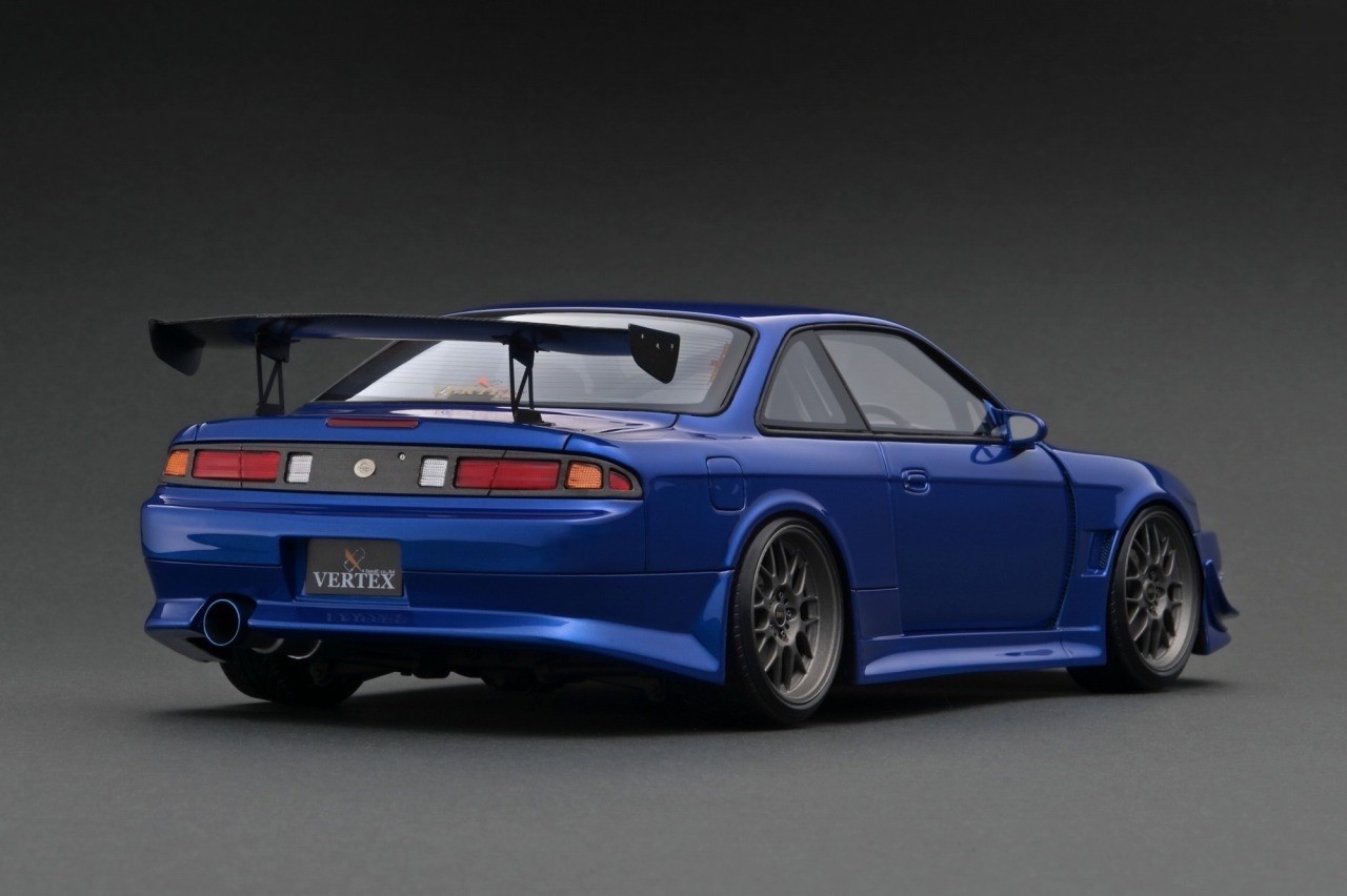 Ignition Model Vertex Ridge Nissan S14 1/18th Scale Car Model (Blue ...