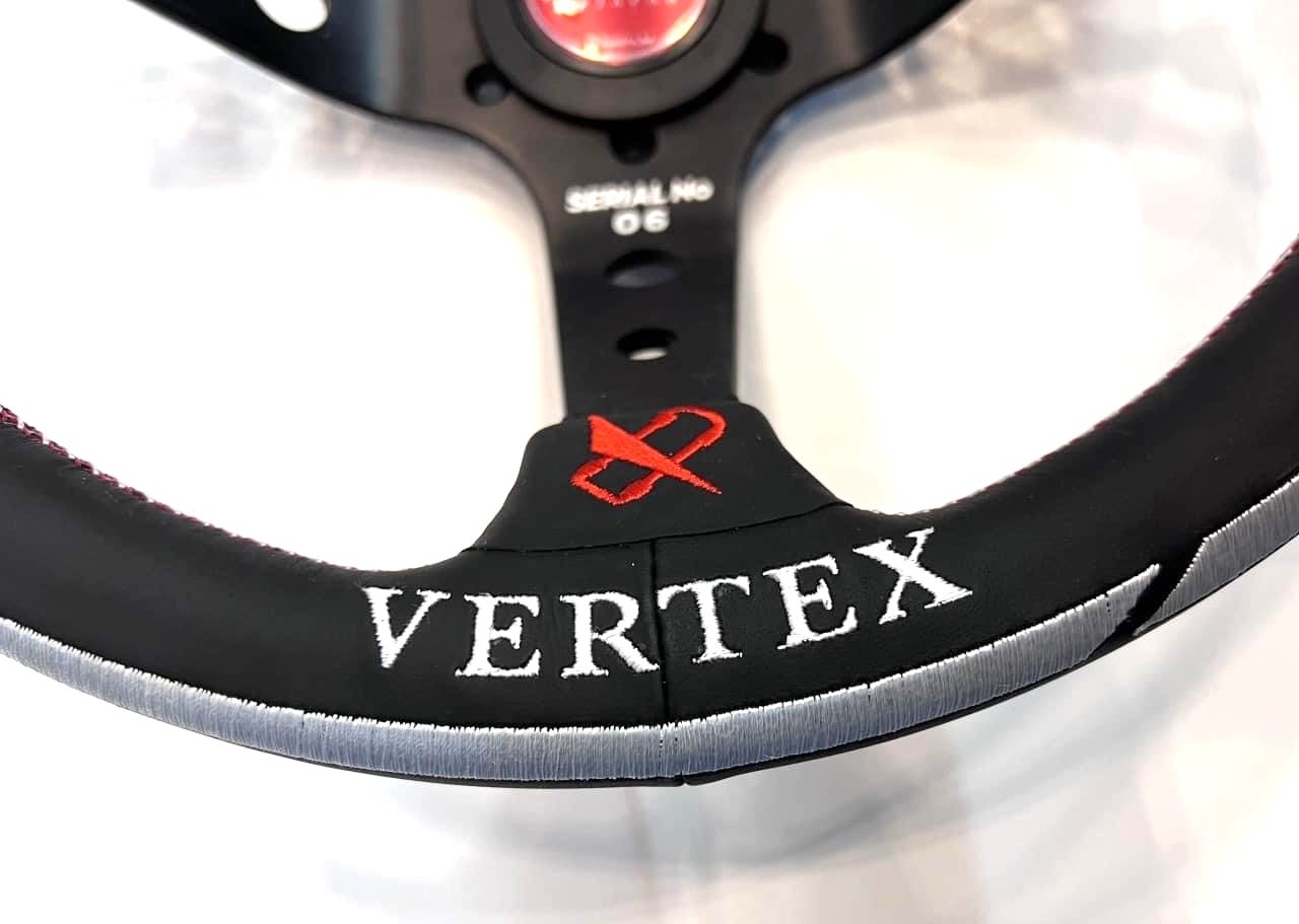 Vertex x Garasi Drift Collaboration Steering Wheel (Leather) - Vertex USA