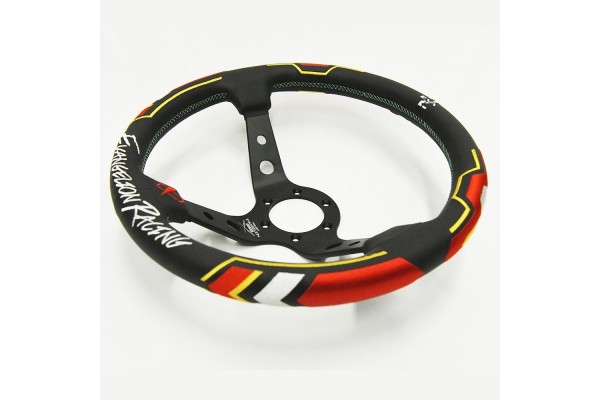 Vertex x Evangelion Racing Steering Wheel (Unit-02) - Vertex USA